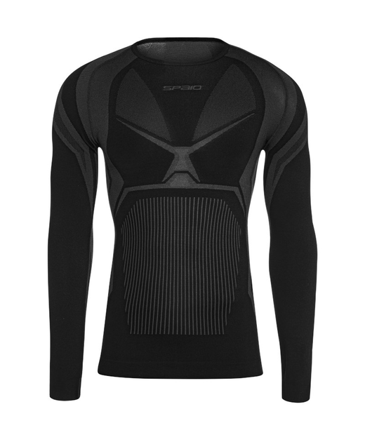 Термокофта мужская Spaio Confidence Long Sleeve Top Black Grey XXL ...