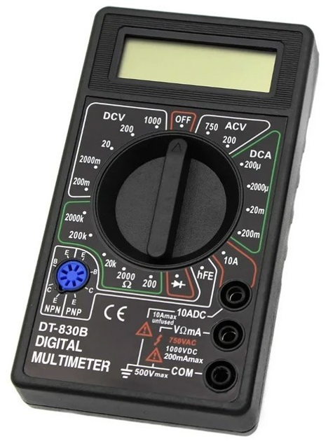 Мультиметр цифровой Digital DT830B, универсальный тестер – фото, отзывы ...