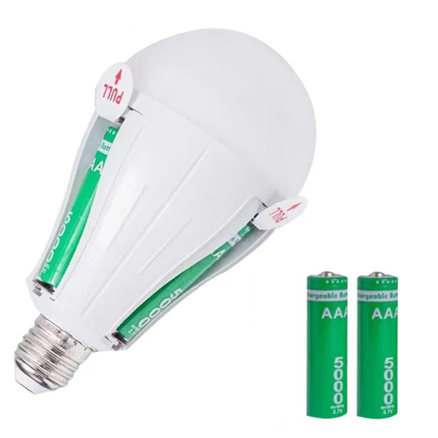 Светодиодная лампа на аккумуляторе Emergency lamp E27 25 Вт (2 ...