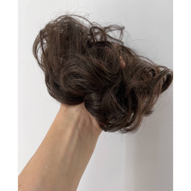 Резинка пучок черно коричневый из искусственных волоc от продавца: N3GA ...