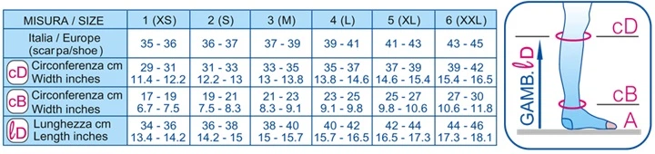 Гольфы Scudotex 240 Den прозрачные без мыска размер M Черные (834-M ...