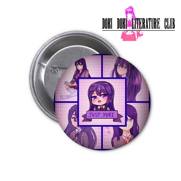 Значок Doki Doki Literature Club Литературный клуб Доки Доки DDLC #07 ...