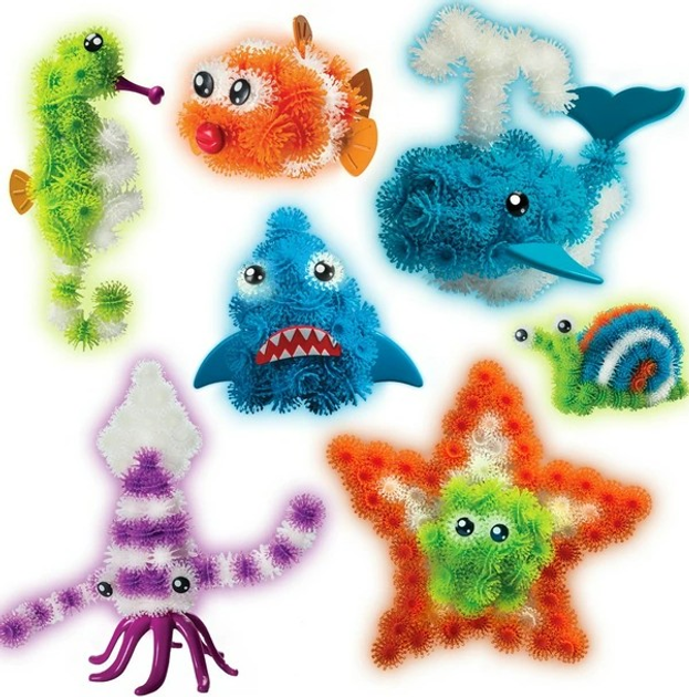 Конструктор-липучка светящийся Bunchems Under the Sea (200 деталей ...
