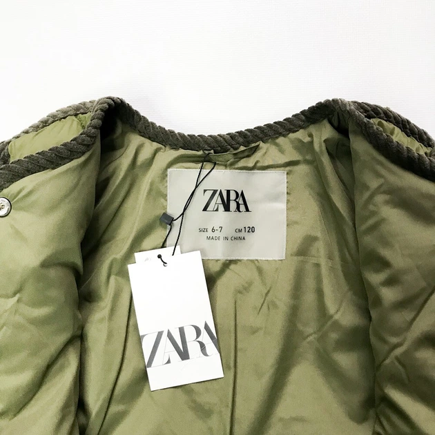 Куртка демісезонна ZARA 134-140 см болотний артикул Л360 – Брендовий одяг | ROZETKA
