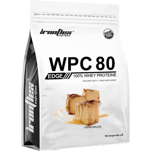 Протеин IronFlex WPC 80eu EDGE 900 g /30 servings/ Creme Brulee – фото ...