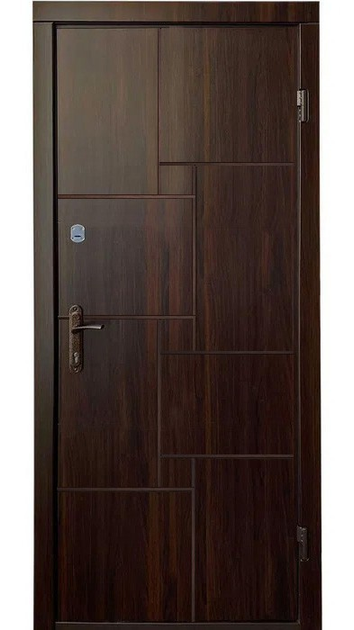 Входные двери LUCKY DOORS 50мм модель 34 МДФ/МДФ 2040х960 правые (1-28 ...