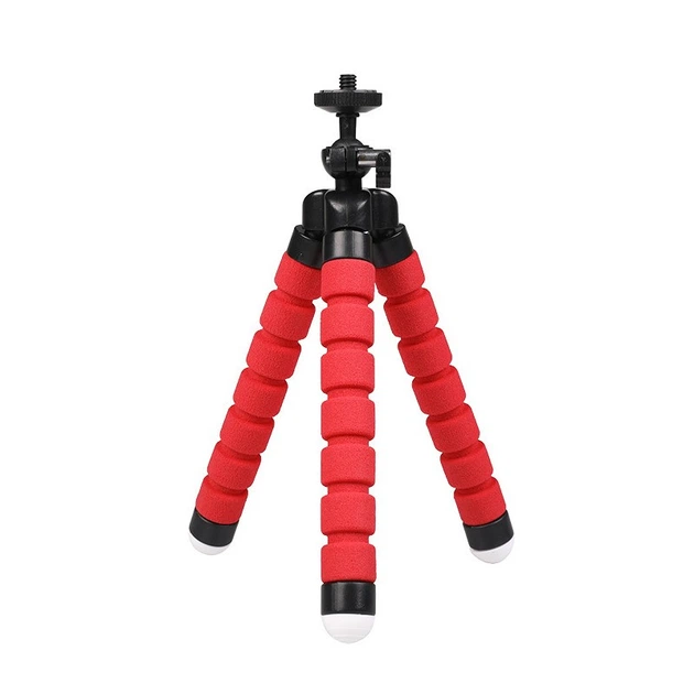 Штатив трипод універсальний гнучкий для фотоапарата Червоний – фото ...
