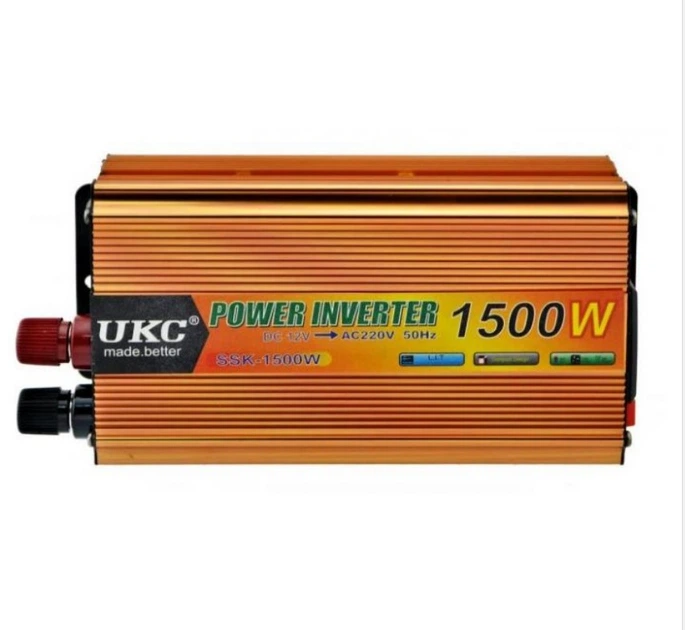 Преобразователь напряжения инвертор Inverter I-Power SSK UKC DC/AC 12V-220V 1500W – фото, отзывы ...