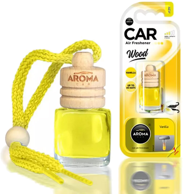 Ароматизатор Aroma Car Wood Ваниль 2 шт (2000081930805) – фото, отзывы ...