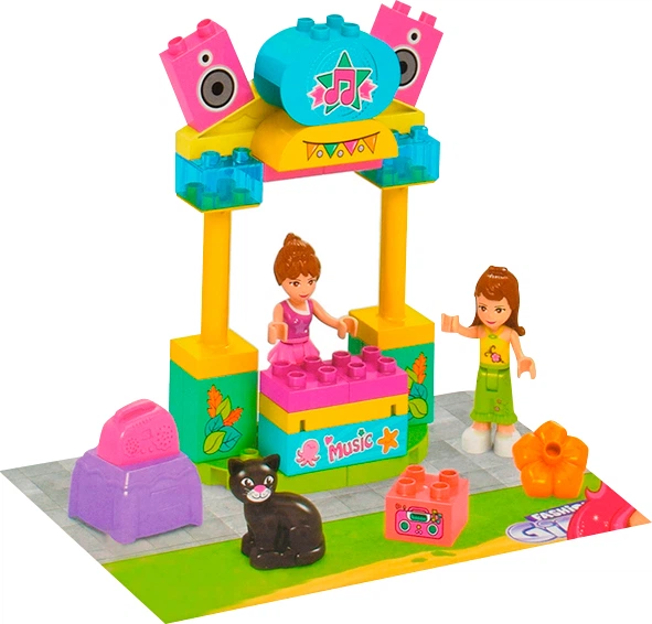 Конструктор JDLT (Jun Da Long Toys) Концертний майданчик 28 деталей (Bambi 5433) – іграшки з ...