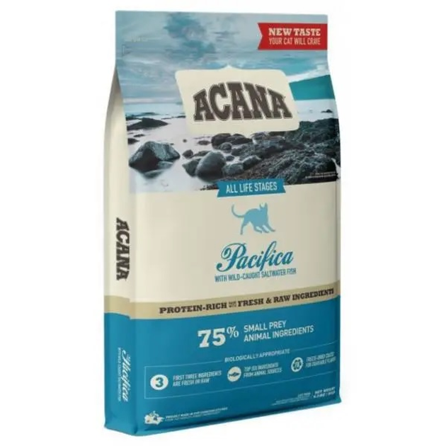 Acana Pacifica cat Акана - сухой корм для кошек, рыбное ассорти, 340 г ...