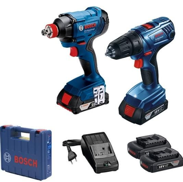 Набір акумуляторного інструменту Bosch GDX180-LI+GSR 180-LI – фото ...