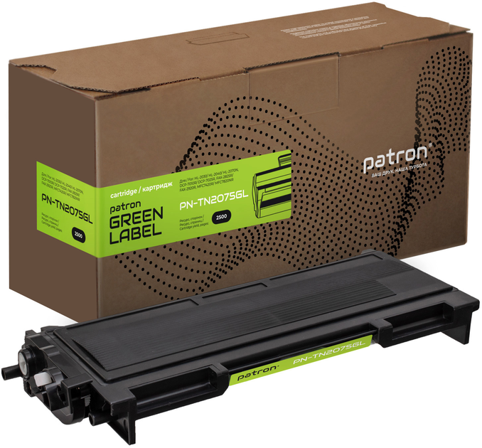 Тонер-картридж Patron Green Label совместимый аналог Brother TN-2075 ...