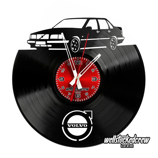 Годинник настінний з вінілових платівок Volvo 850 купити онлайн на Rozetka