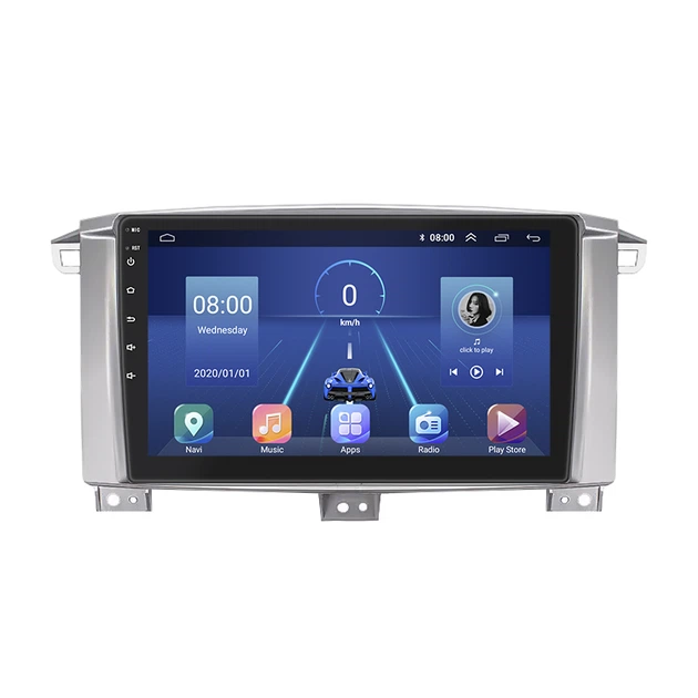 Штатная магнитола Lesko для Lexus LX II 1998-2002 экран 9" 2/32Gb 4G Wi-Fi GPS Top Лексус (SK ...