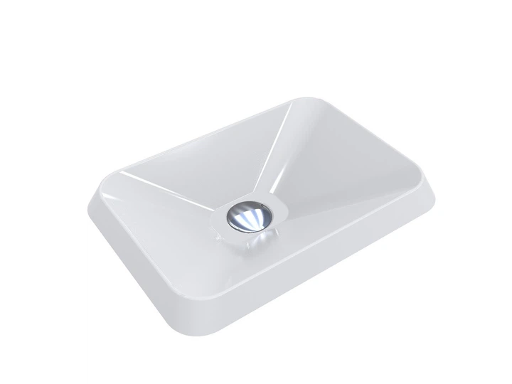 Умывальник Miraggio Albena глянцевый из литого мрамора 440x310x124 ...