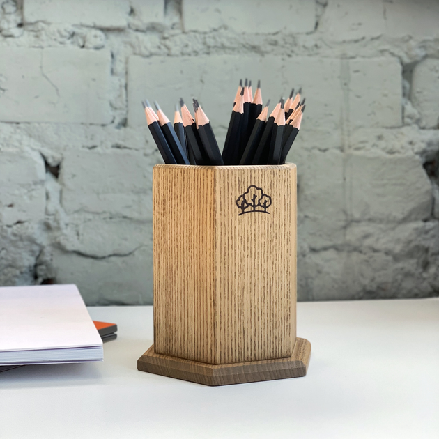 Деревянный стакан для канцелярии NATURWOOD , h-13 см, d-7 см (310502 ...