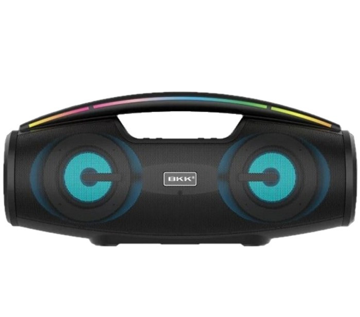 Мощная портативная bluetooth колонка BKK-100 boombox, LED, микрофон 20 ...