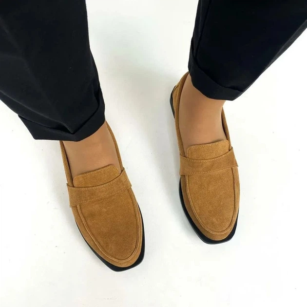 Жіночі лофери замшеві 37р 15770 Оригінальне взуття Rozetka