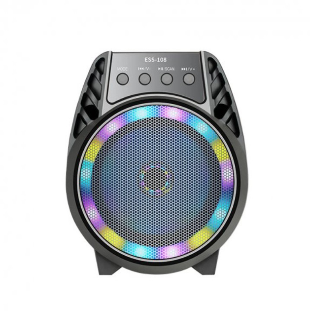 Портативная Bluetooth колонка - мини чемодан со светомузыкой ESS-108 ...