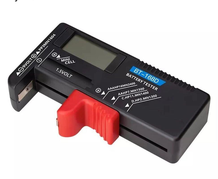Универсальный тестер заряда батареек с Lcd Vkstar Bt 168d фото