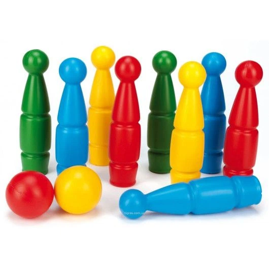 Кегли Tigres Набор для игры в боулинг 9 кегель (80020) – игрушки с ...