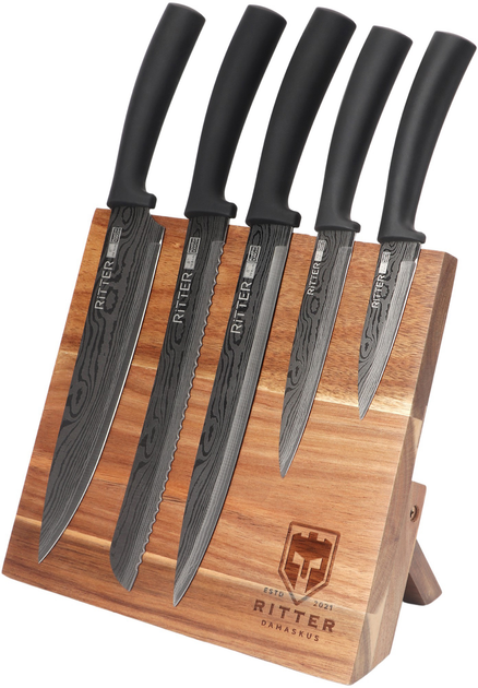 Набор ножей на подставке Ritter 5 предметов (29-305-025) – фото, отзывы ...