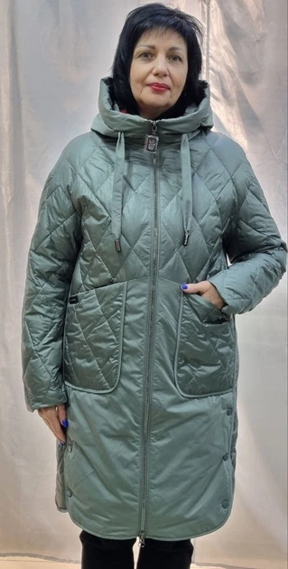 Женская куртка Mishele 1004-1B Фисташковый 62 – Брендовая одежда | ROZETKA