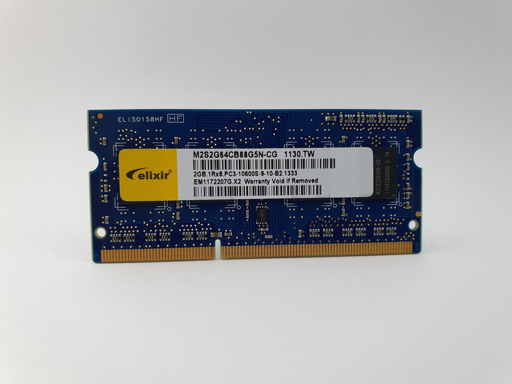 Оперативная память для ноутбука Sodimm Elixir Ddr3 2gb 1333mhz Pc3