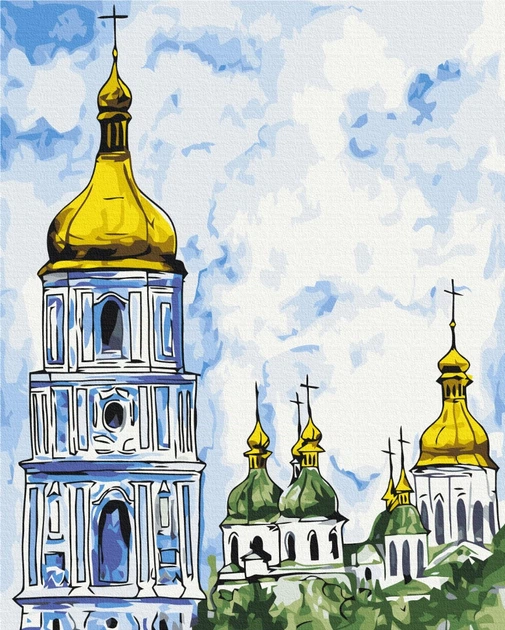 Картина по номерам Софія Київська © Мазнєва Марина 40*50 см Brushme BS53360 – фото, отзывы ...