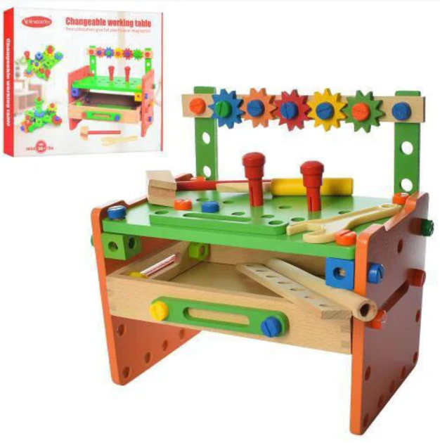 Конструктор детский деревянный Good Toys Конструктор деревянный для ...