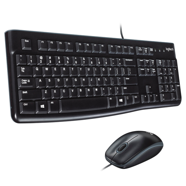 Комплект проводной Logitech MK120 USB (920-002561) – фото, отзывы ...