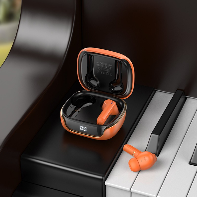 Беспроводные Bluetooth наушники HOCO 18EW-5.3BT в зарядном кейсе 300mAh ...