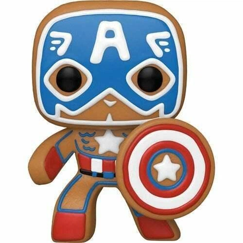 Фігурка Funko Pop MARVEL Фанко Поп Марвел Gingerbread Captain America ...