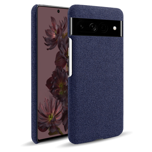 Чехол-накладка Textile leather саse для Google Pixel 7 Pro blue – фото ...