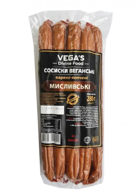 Сосиски веганские Vegas Охотничьи 280 г от продавца: MyGreenStore ...