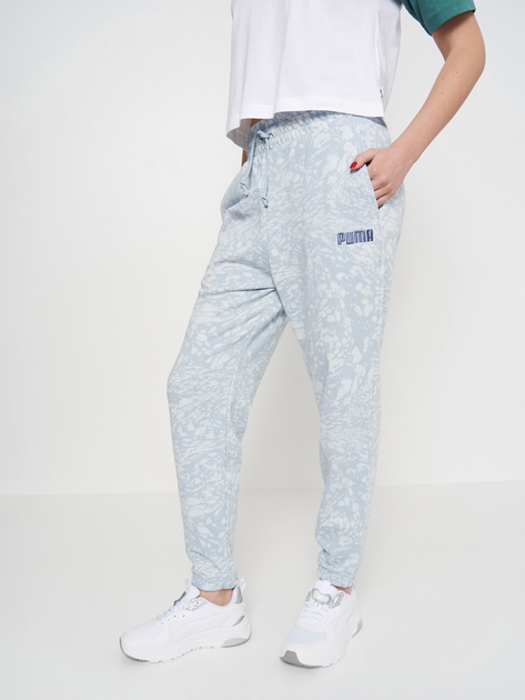Спортивные штаны женские Puma Aop Pants 67134627 M Голубые ...