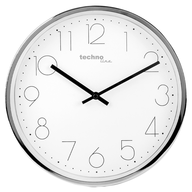 Часы настенные для офиса Technoline White/Silver – фото, отзывы ...