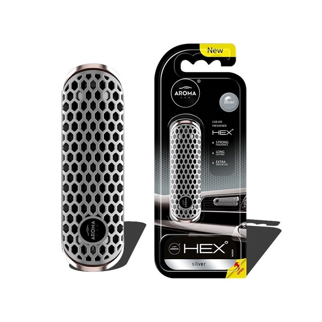 Ароматизатор в авто Aroma Car HEX Silver – фото, отзывы, характеристики ...