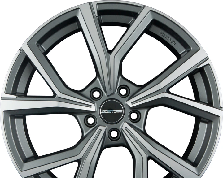 GMP ITALIA MENTOR Matt Anthracite Diamond R17 W7 PCD5x114.3 ET45 DIA73 ...