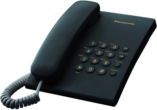 Проводной телефон Panasonic KX-TS2350UAB Black – фото, отзывы ...