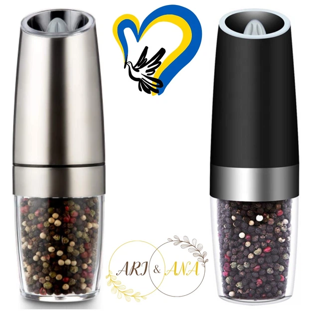 Набор электрических мельниц Ari&Ana для специй, перца и соли. Набор 2шт ...