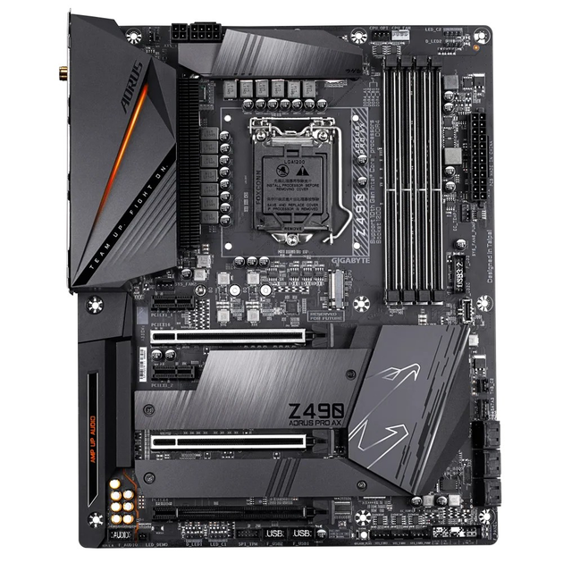 Материнская плата Gigabyte Z490 AORUS PRO AX LGA 1200 (Z490 AORUS PRO ...