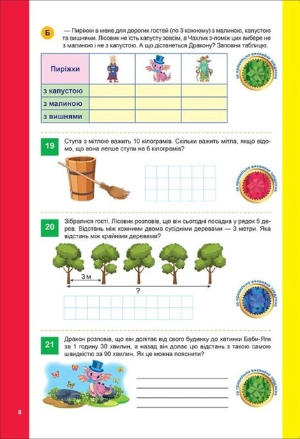 Тренажер з Математики для 1 2 3 4 класу нуш Нестандартні задачі із