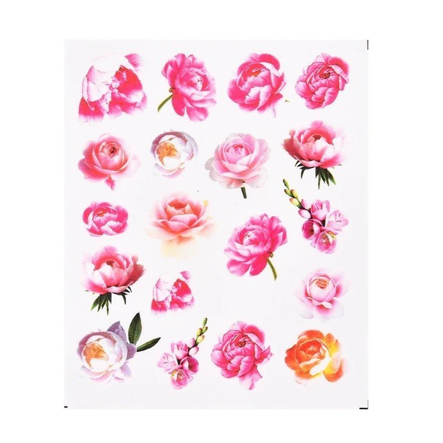 Наклейка для ногтей водные наклейки Rose – низкие цены, кредит, оплата ...