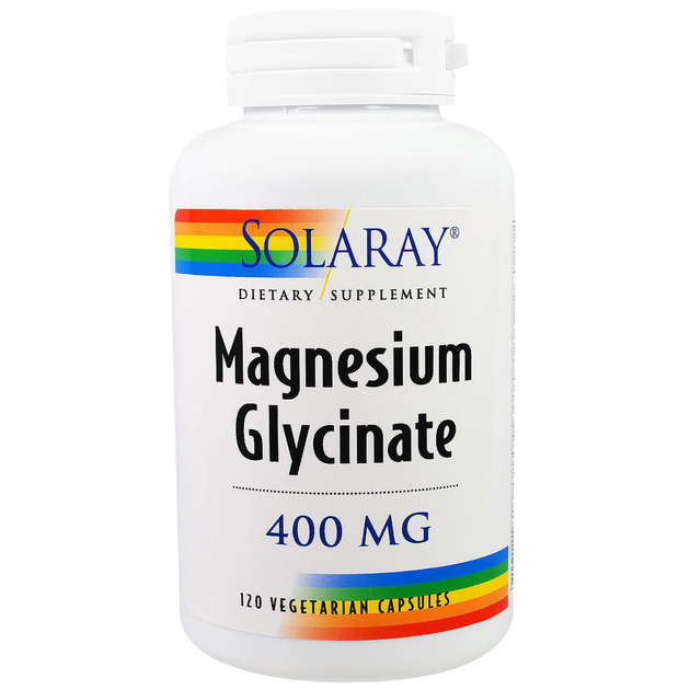 Минералы Solaray Магний Глицинат Magnesium Glycinate 400 мг 120 ...