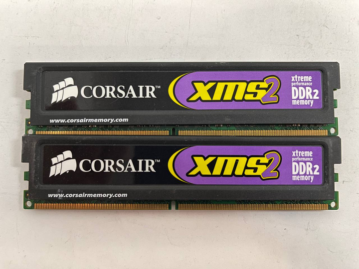 Оперативная память Corsair Ddr2 4gb Kit 2 2gb 1066mhz Pc3 8500 Б У