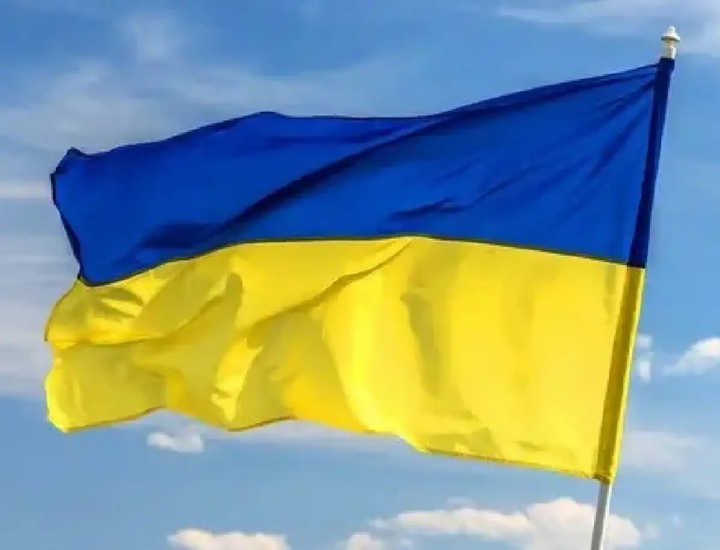 Прапор України великий розмір 210х150 см габардин цупка важка