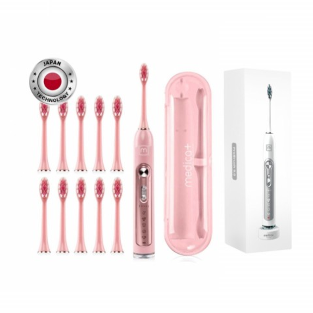 Ультразвуковая зубная щетка MEDICA + PROBRUSH 9.0 (ULTASONIC) PINK + 10 ...