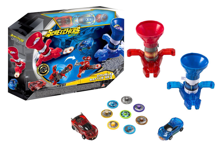 Игровой Набор Screechers Wild! – Двойной Удар Запускач дисков EU683314 ...
